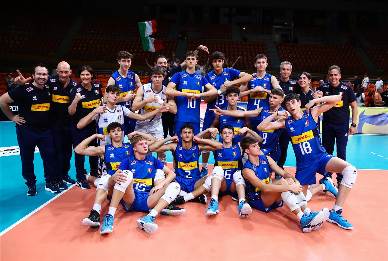 Europei U18: L'Italia a forza quattro... Superata anche al Grecia, 3-0 - Volleyball.it
