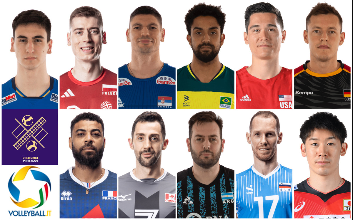 Olimpiadi: Ufficiali tutti i roster delle 12 squadre maschili al via a Parigi 2024 - Volleyball.it