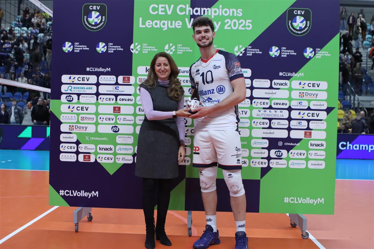 Champions League: Milano vince in Belgio. Barotto MVP - Volleyball.it