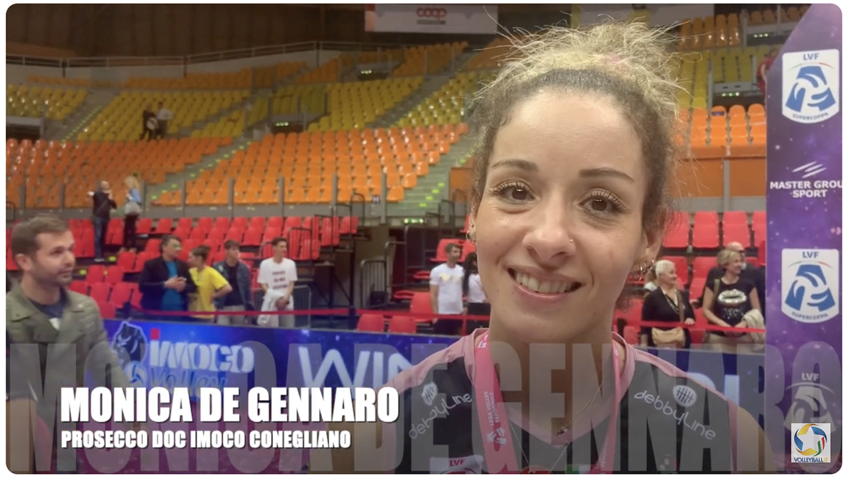 Supercoppa F.: Monica De Gennaro, ""Ho dovuto sciogliere un po' di ...