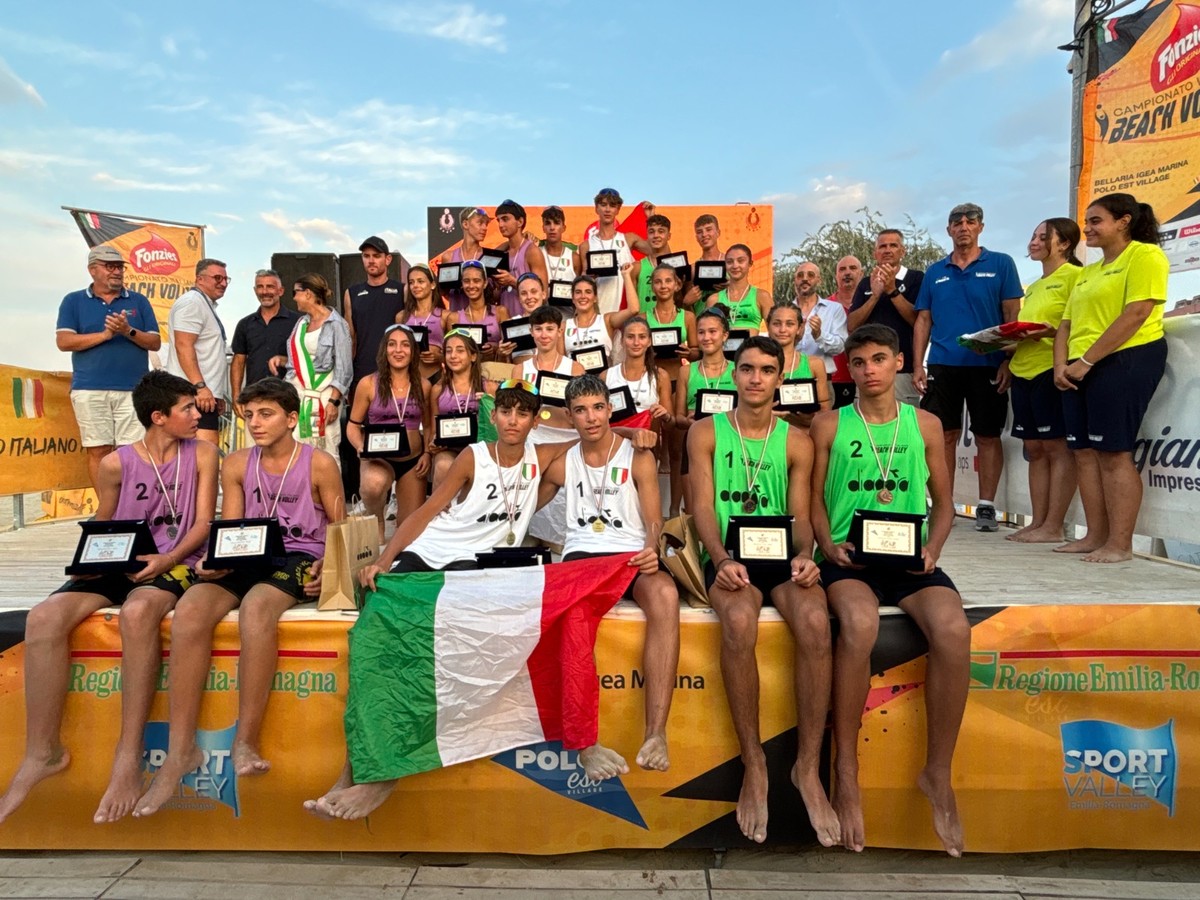 Beach Volley: Assegnati a Bellaria gli scudetti Under14 e Under 16 2024 ...